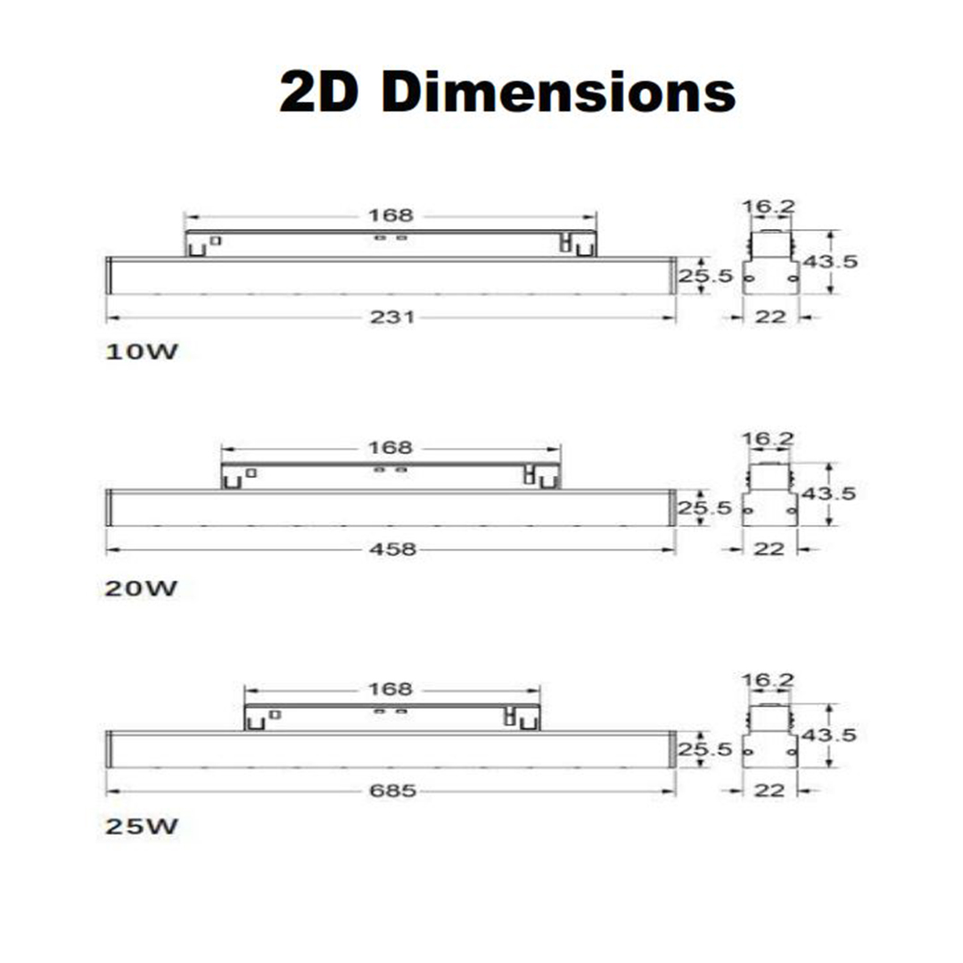 LS22 LED Light Linear Spot – PRO LIGHT EGYPT | For Electrical Industries